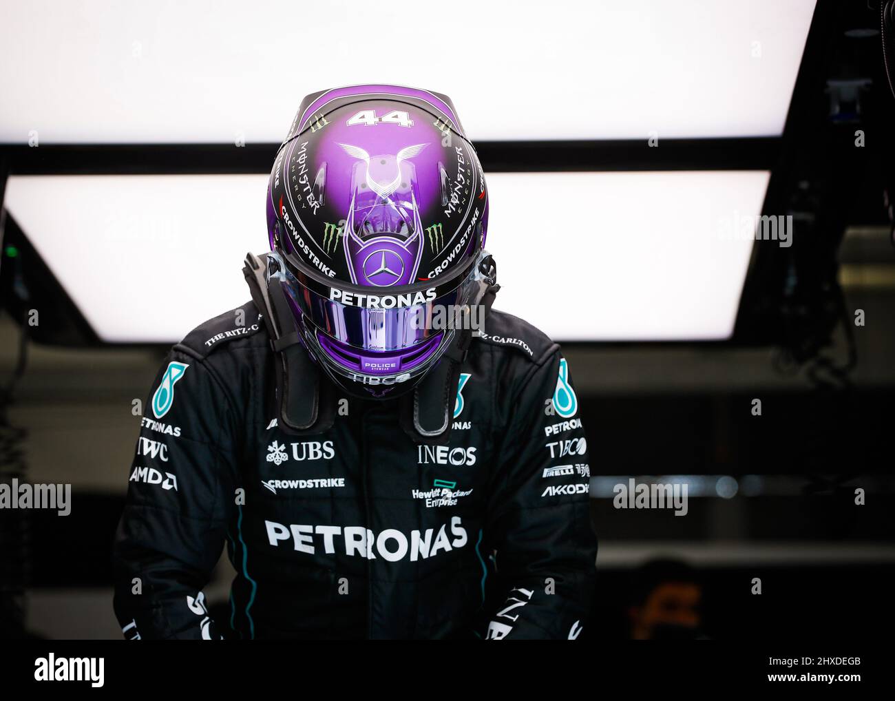 HAMILTON Lewis (gbr), Mercedes AMG F1 Team W13, portrait during the ...