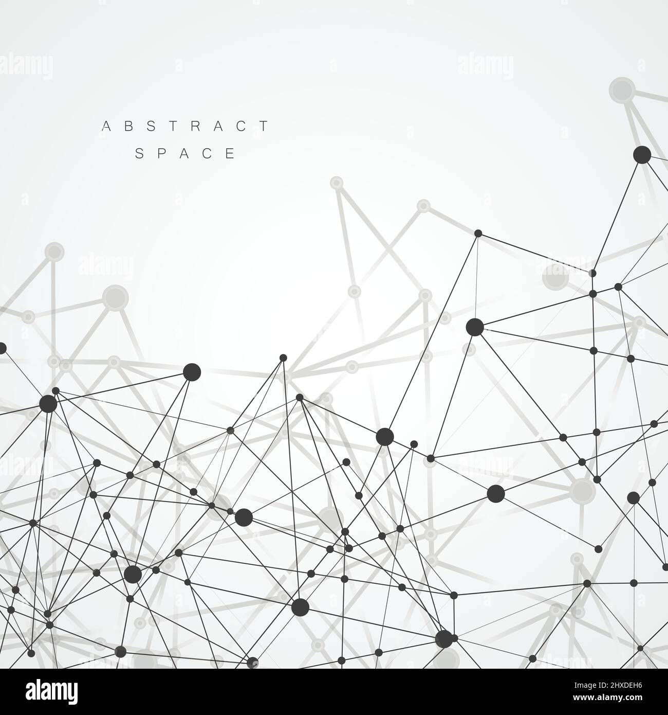 Molecule Connection Structure Vector Illustration Background Stock