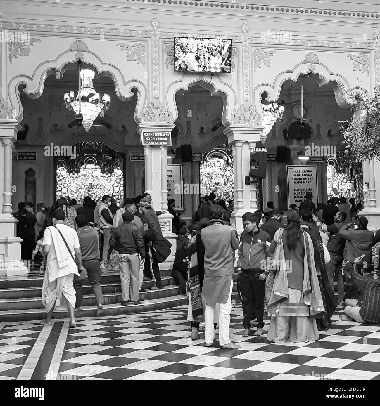 Krishna and balarama Black and White Stock Photos & Images - Alamy