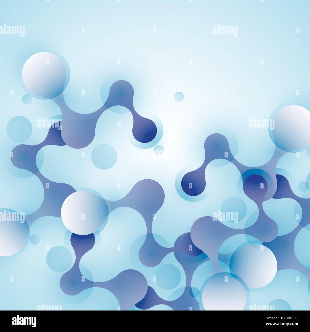 Modern Vector Design With Elements Of Connect Molecular Bonds Stock