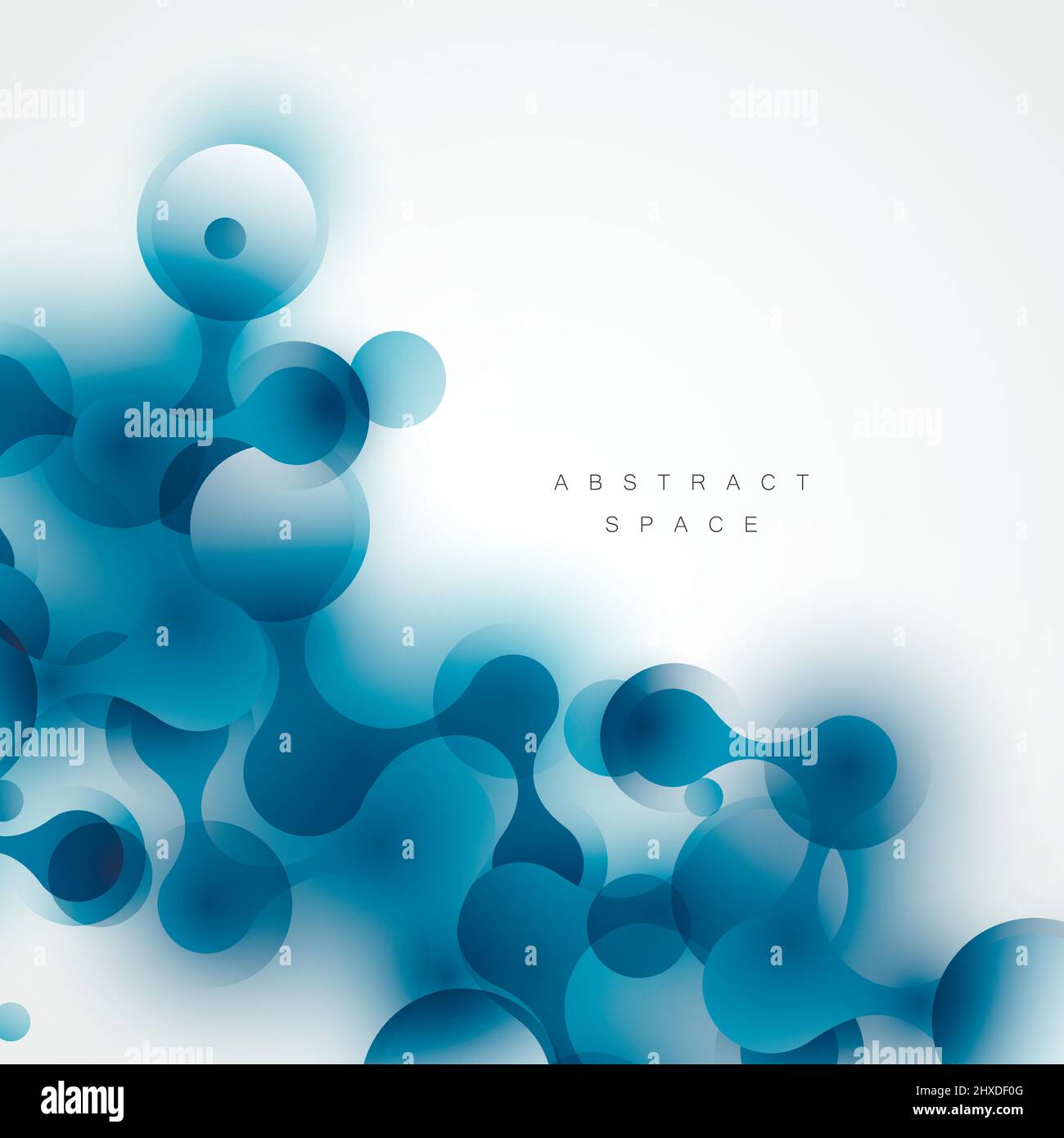 Abstract Connection Structure And Vector Science Background Stock