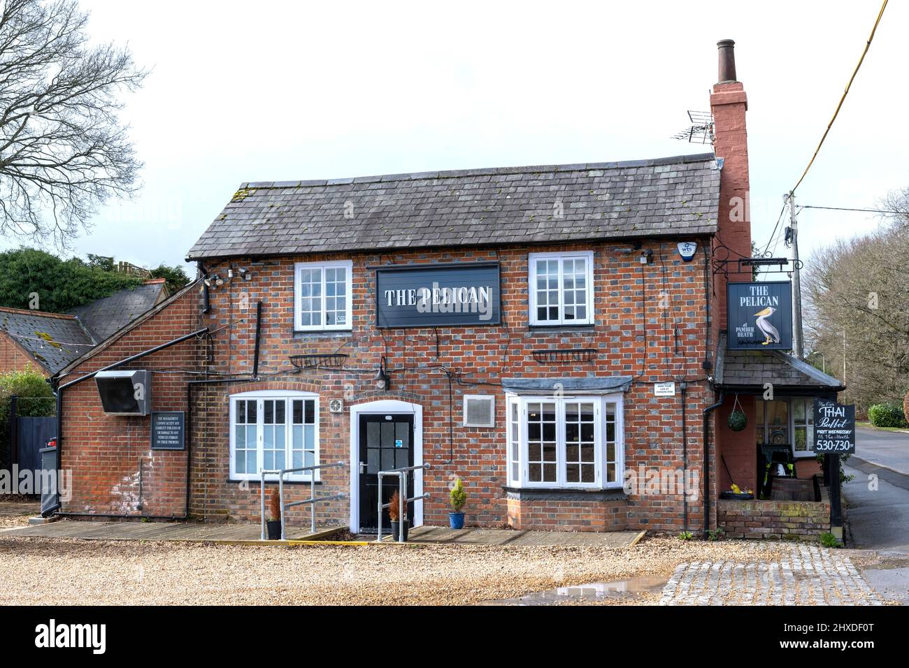 The Pelican public house, Silchester Road, Pamber Heath, Tadley ...