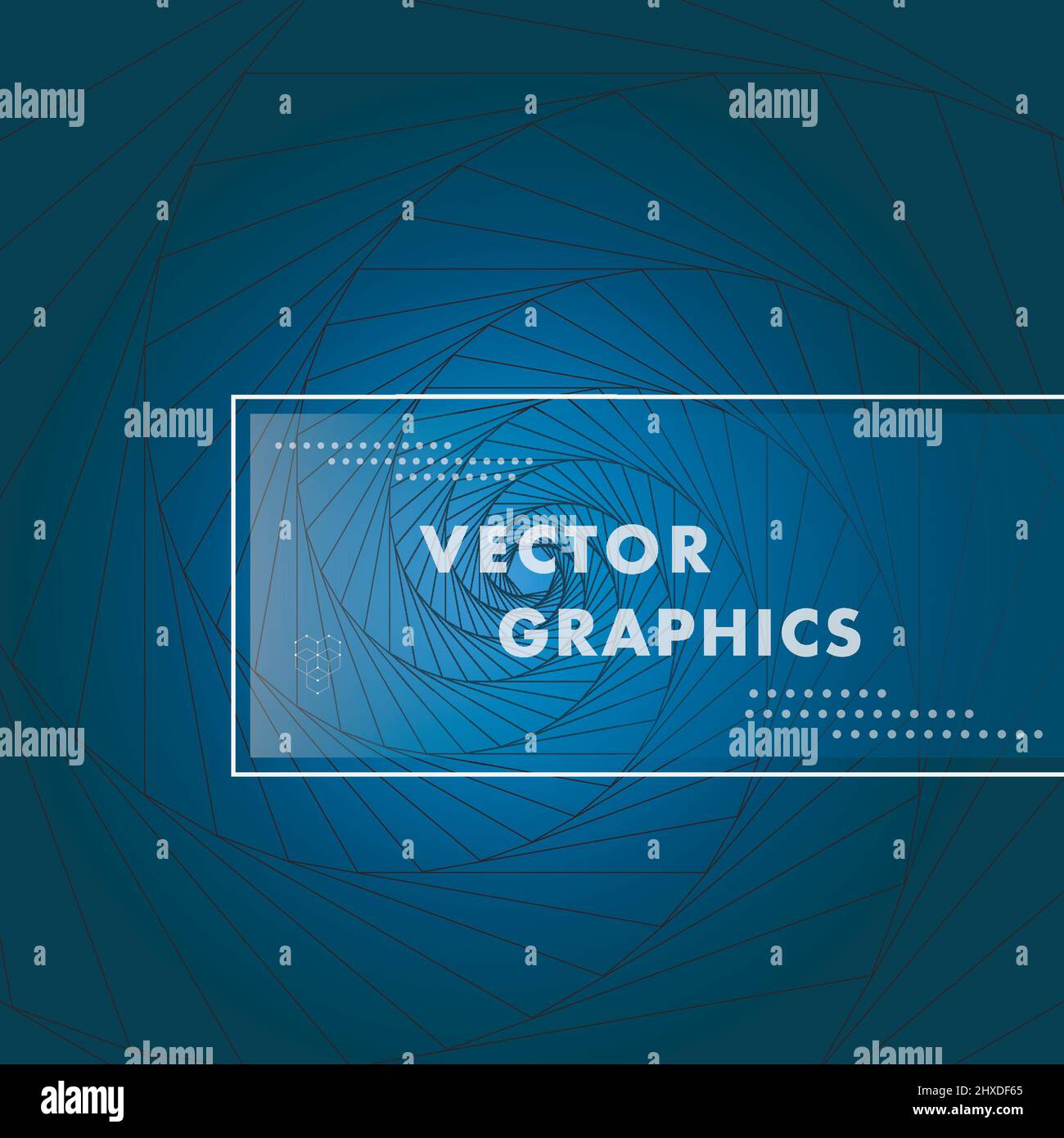 Spiral design creative element. Vector graphic background Stock Vector ...