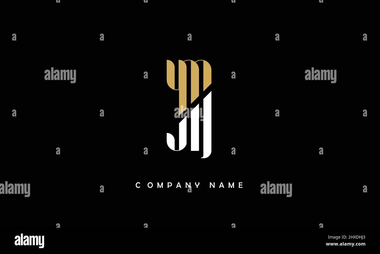 YM or my alphabets letters initial monogram Stock Vector Image & Art ...