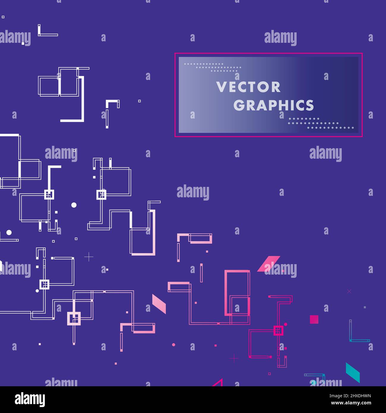 Abstract architectural plan with simple elements. Vector modern ...