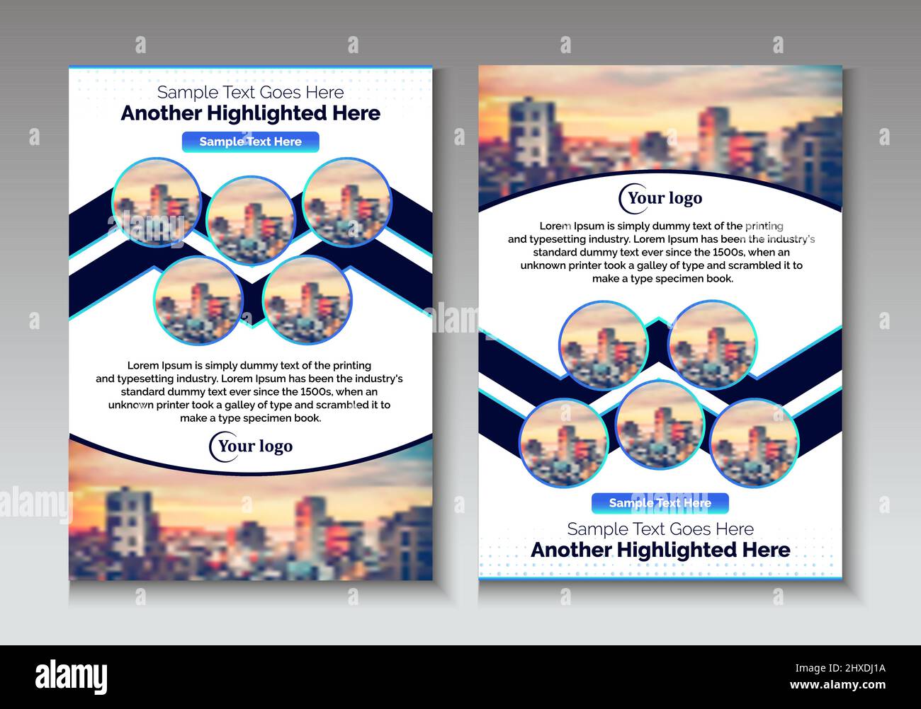 Business Brochure. Flyer Design. Leaflets a4 Template - Editable vector ...