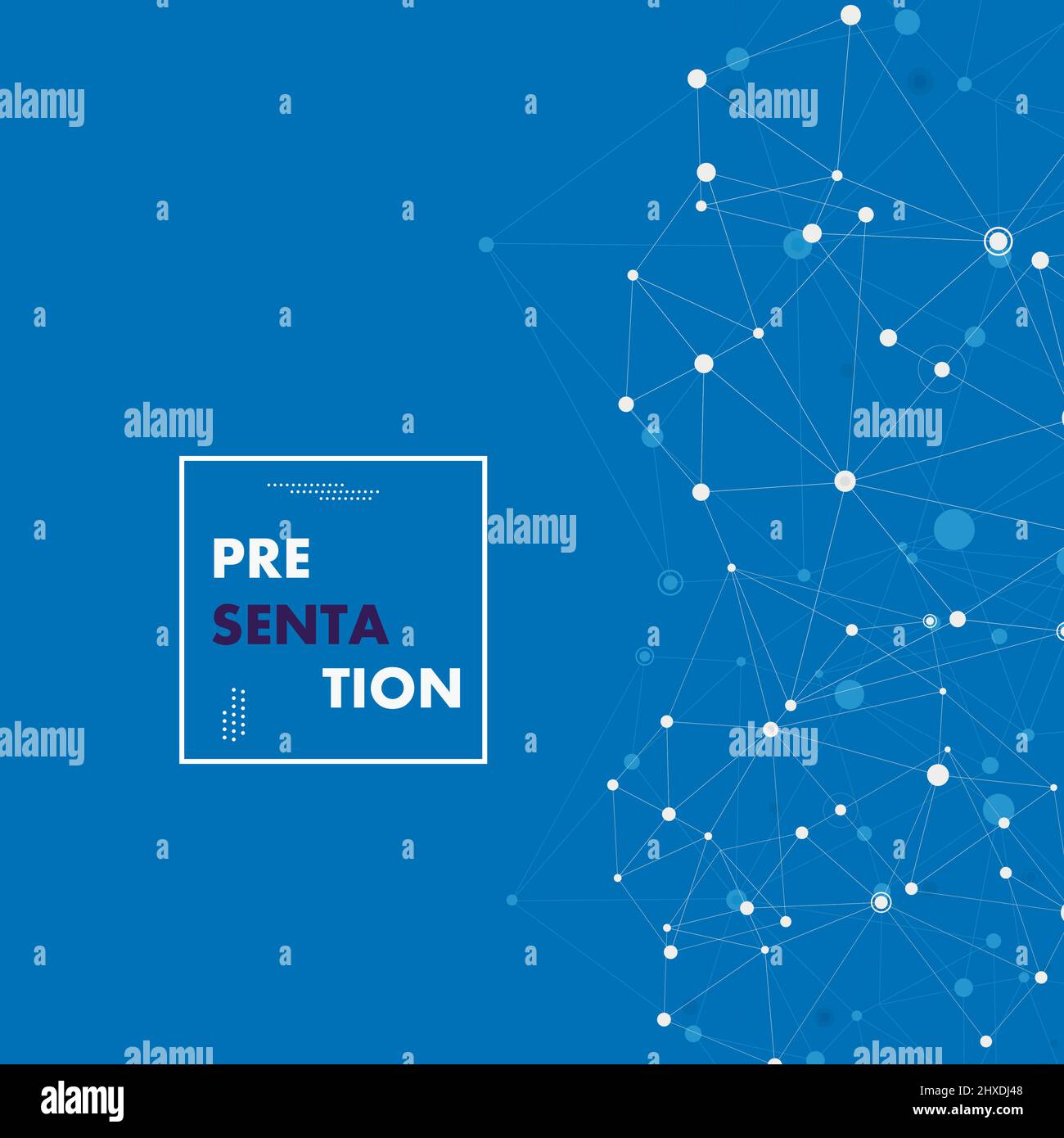 Abstract Connecting Dots And Lines For Science And Technology Background Vector Illustration