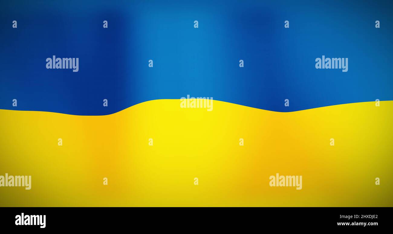 Ukraine flag waving hi-res stock photography and images - Alamy