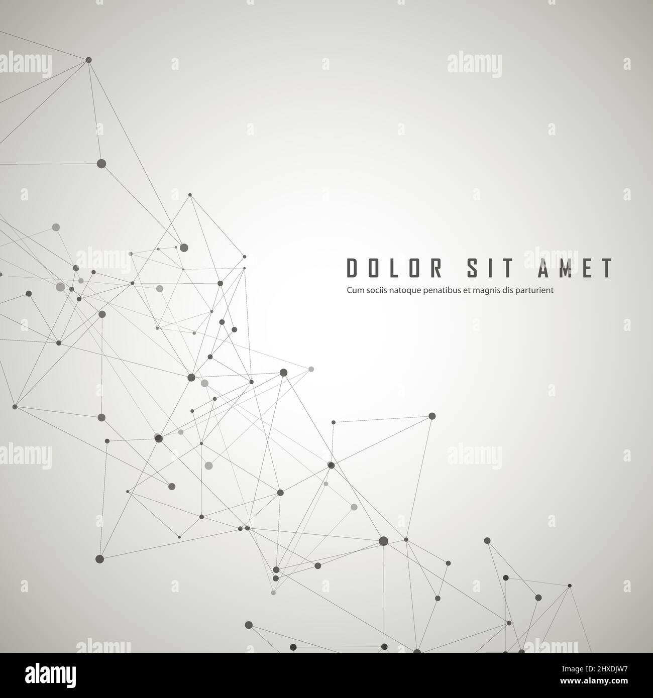 Abstract Connection Structure And Vector Connect Science Background