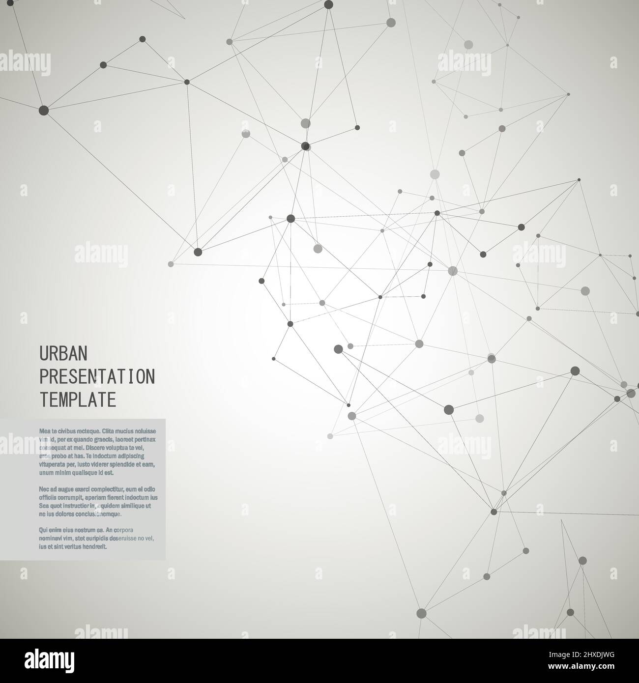 Abstract Connection Structure And Vector Connect Science Background