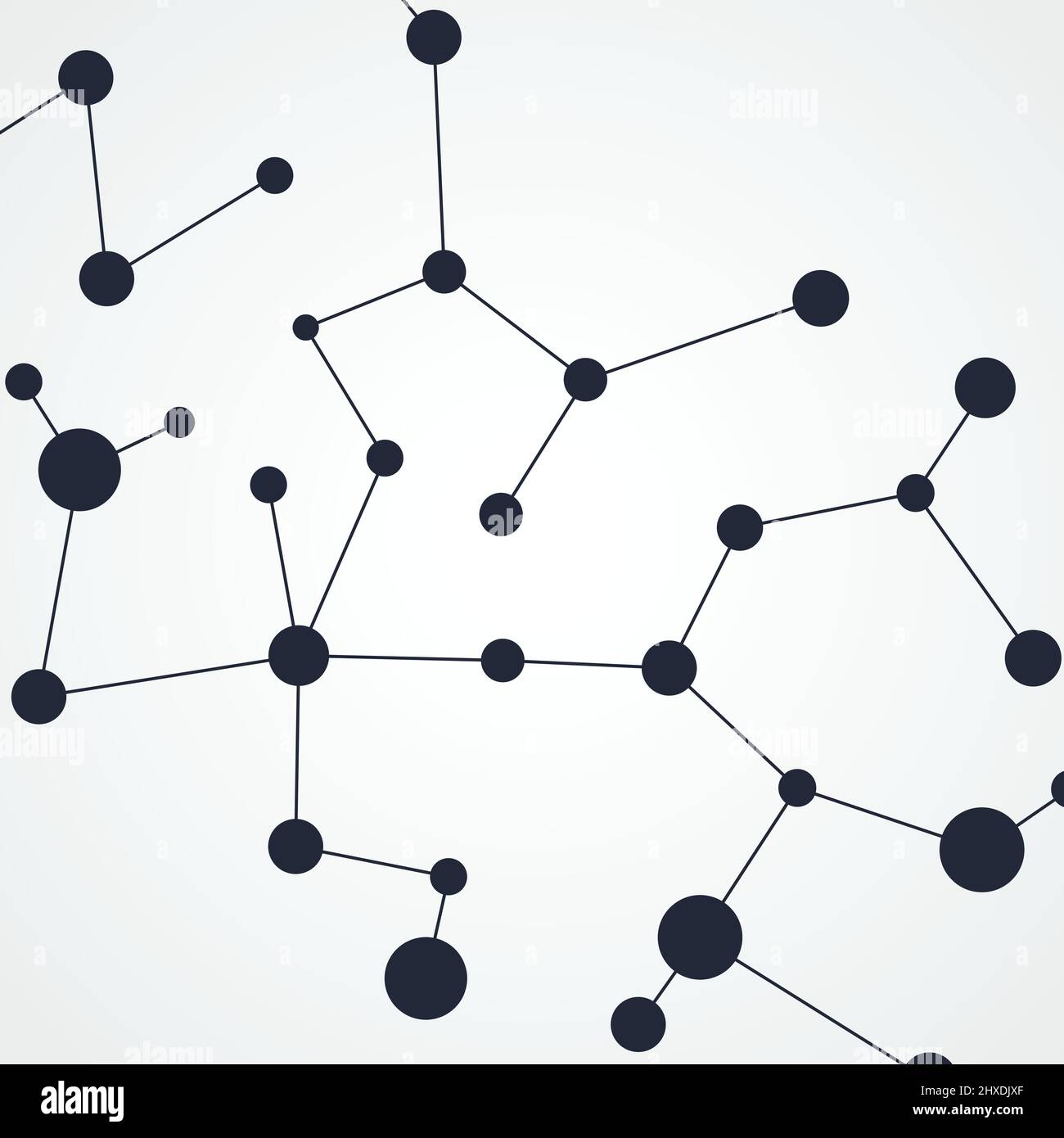 Vector Abstract Molecular Connection And Technology Design For Medicine