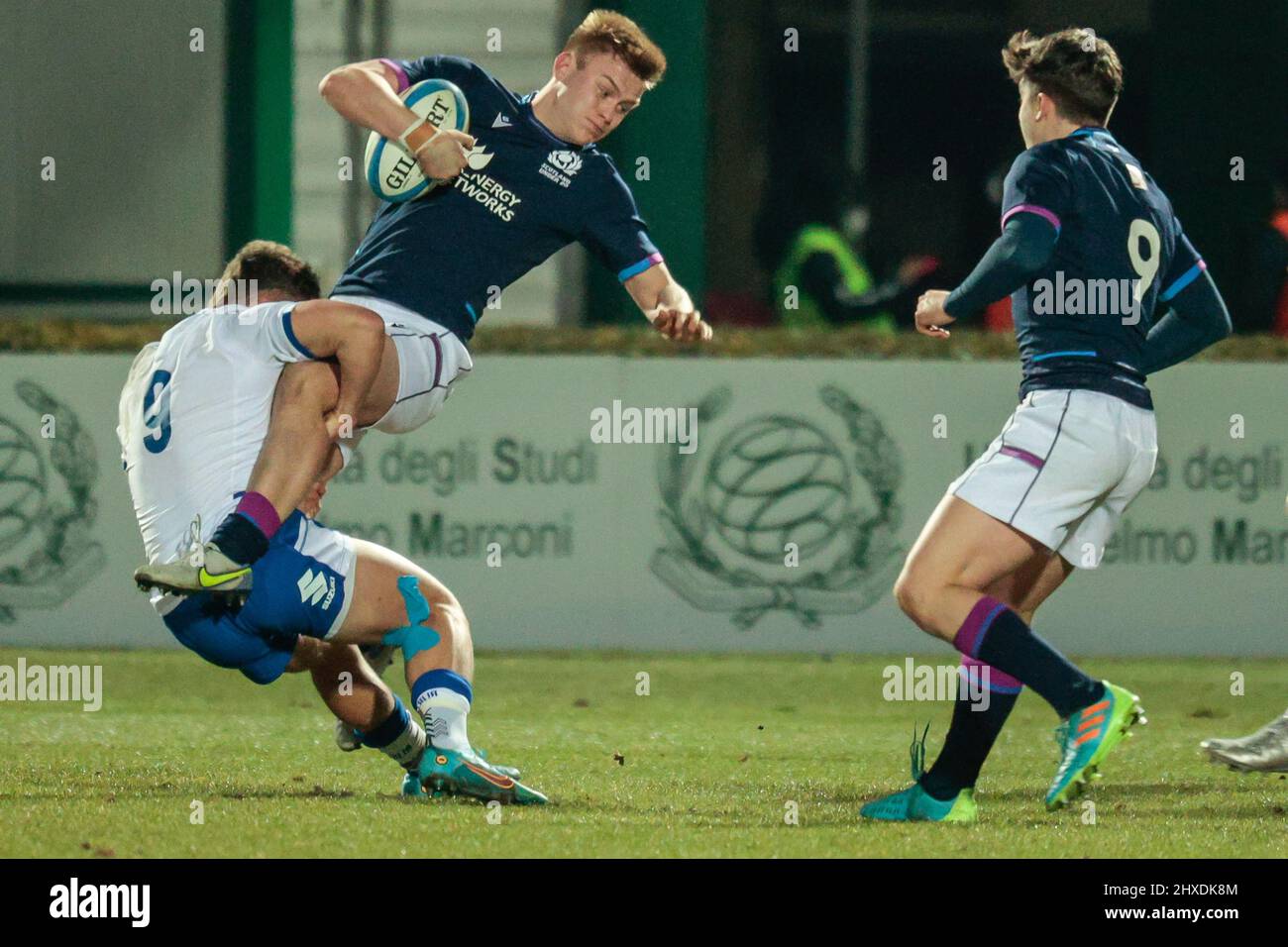 Monigo stadium, Treviso, Italy, March 11, 2022, Alessandro Garbisi ...