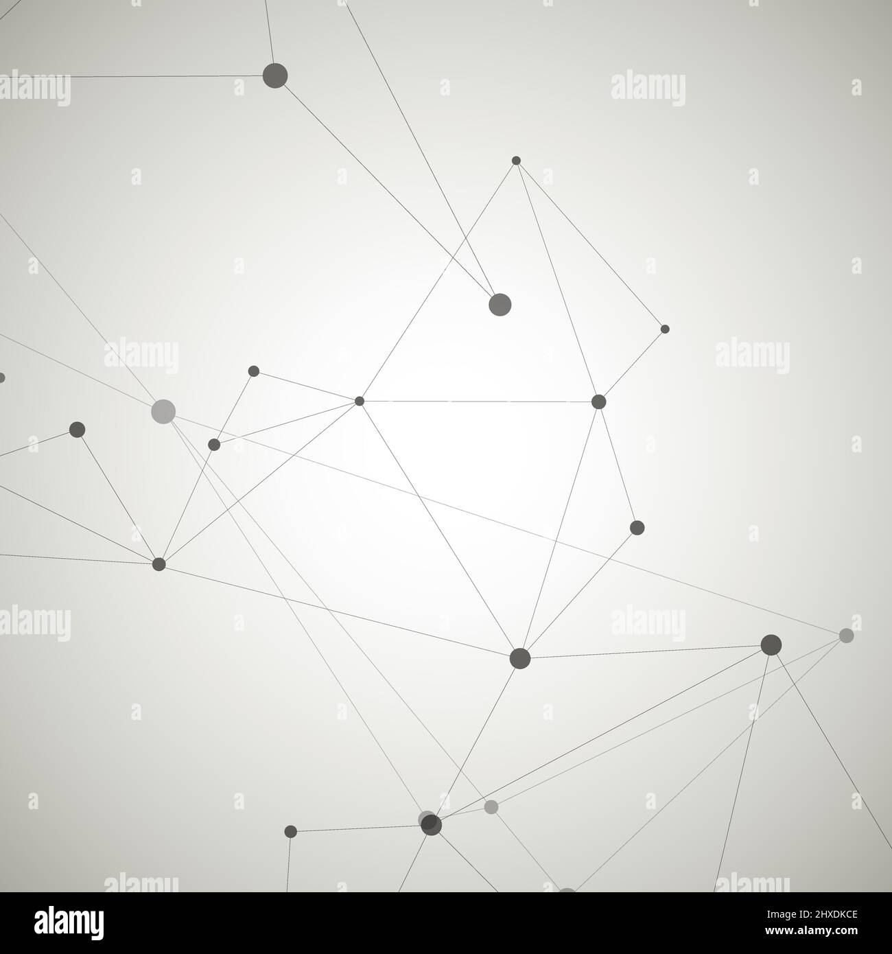Vector modern design with connection science molecule background Stock ...