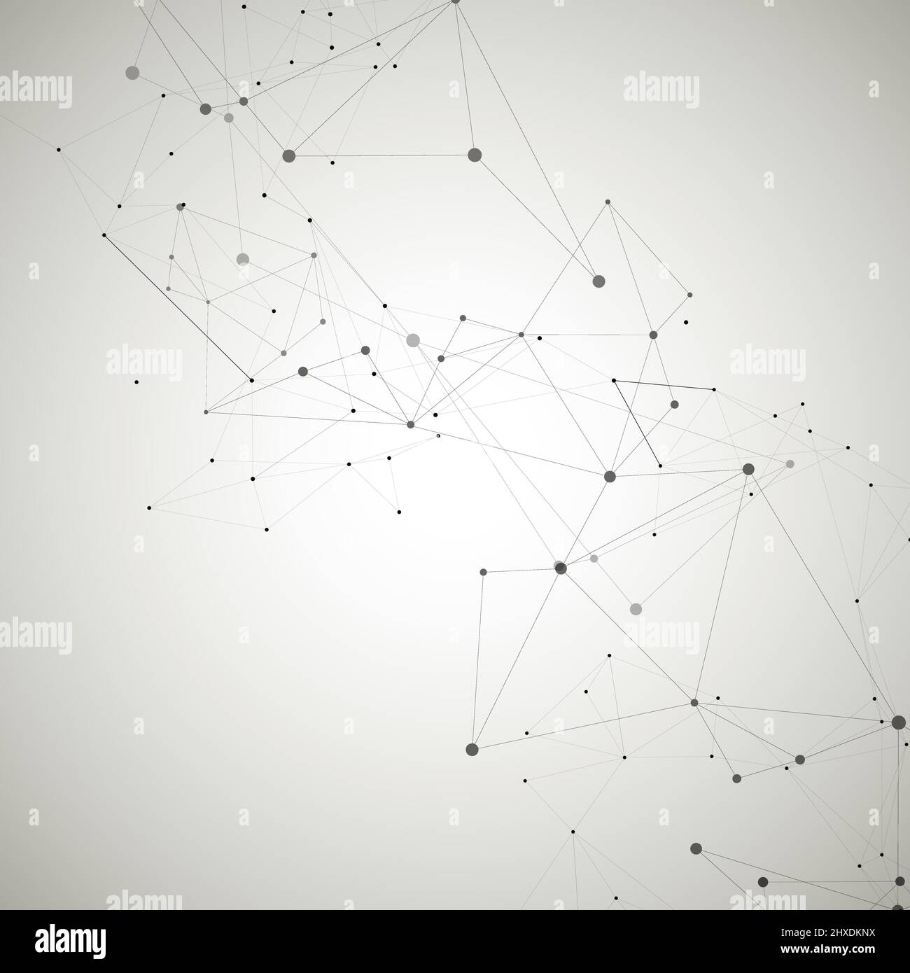 Abstract Connection Structure And Vector Connect Science Background