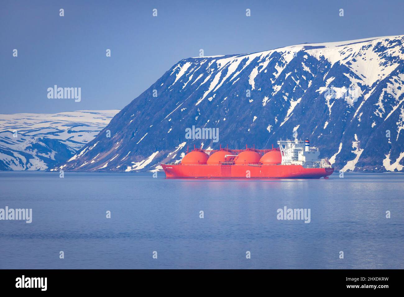ship on the norwegian sea Stock Photo - Alamy