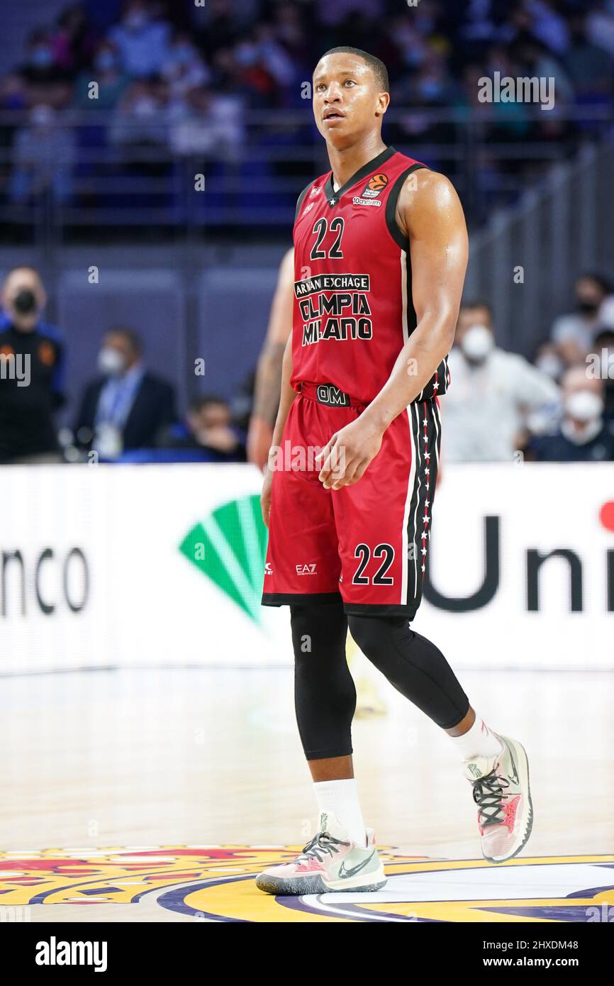 Palacio de Deportes, Madrid, Spain, March 10, 2022, Devon Hall (AX ...