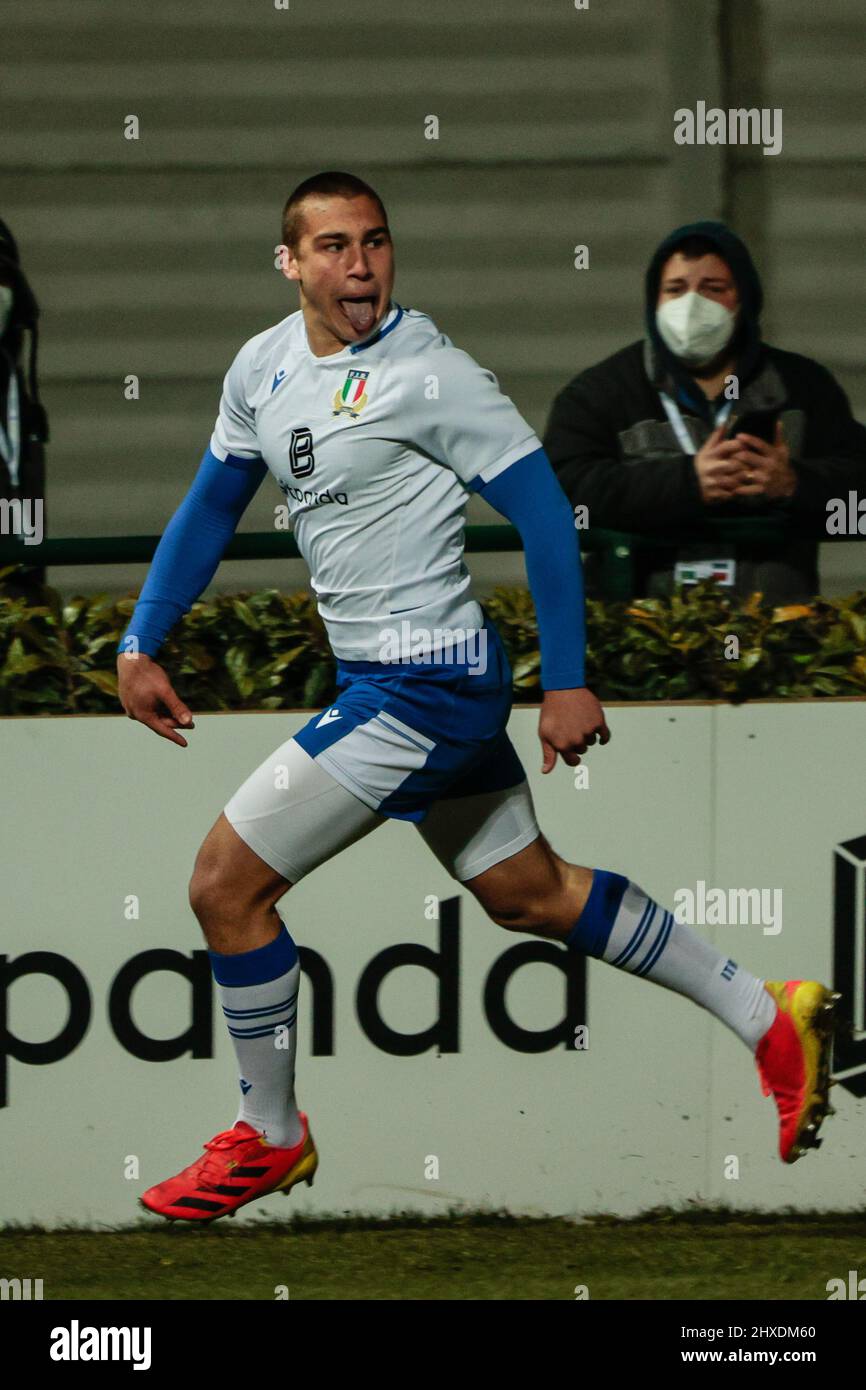 Monigo stadium, Treviso, Italy, March 11, 2022, Happiness Francois ...