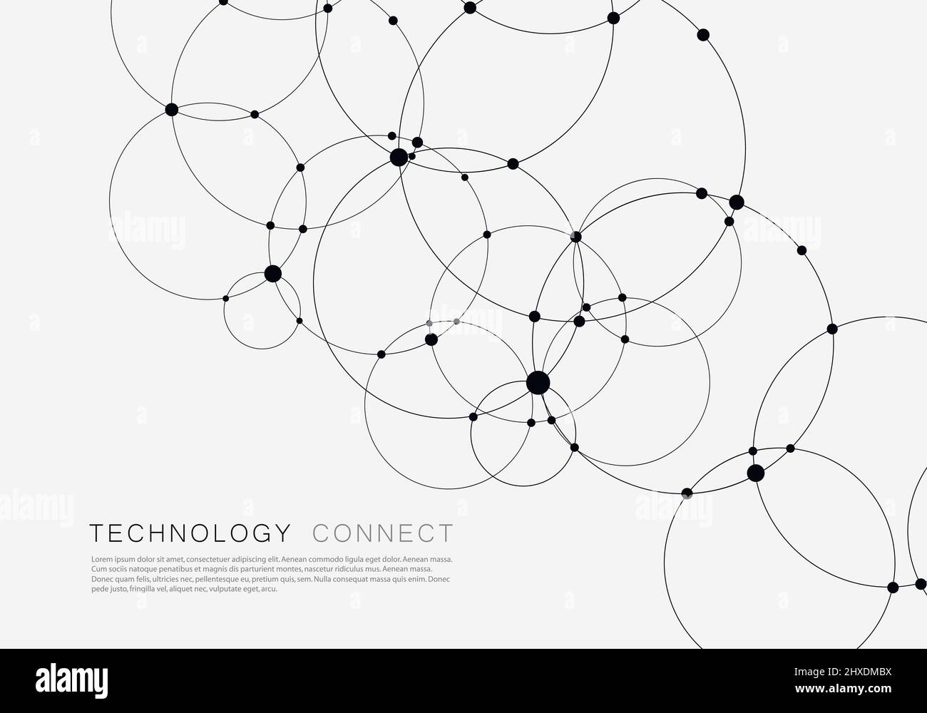 Network. Abstract Technology. Connection concept. Vector illustration ...