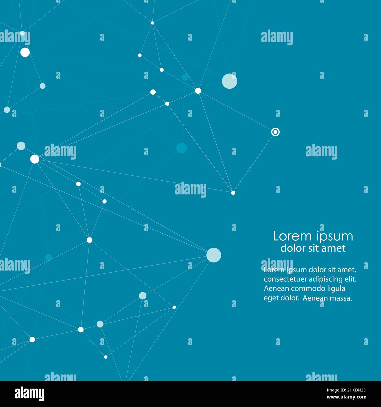 Abstract polygonal network background with connecting dots and lines Stock Vector Image & Art ...