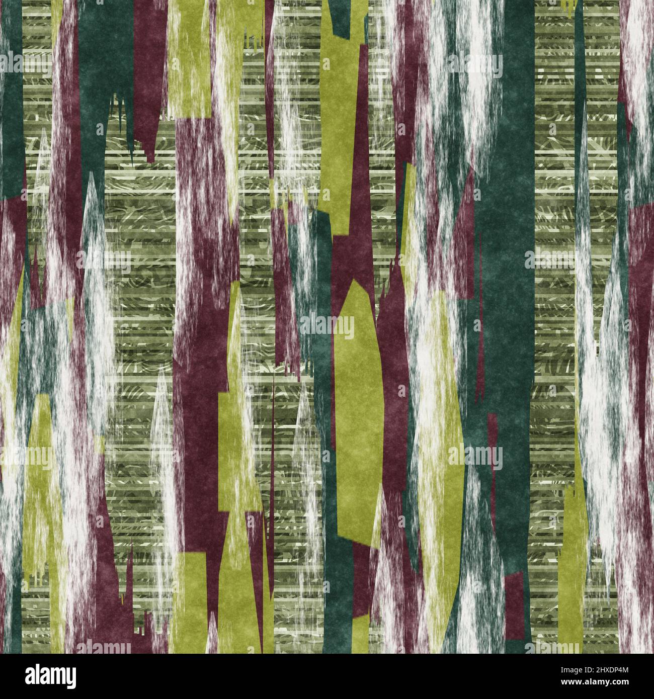 Seamless paper strip collage surface pattern design for print. High ...