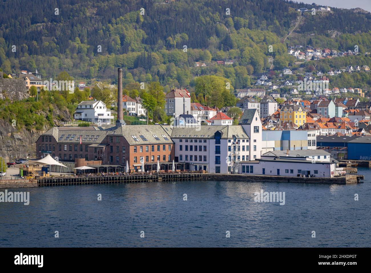 important harbour in Bergen, Norway Stock Photo - Alamy