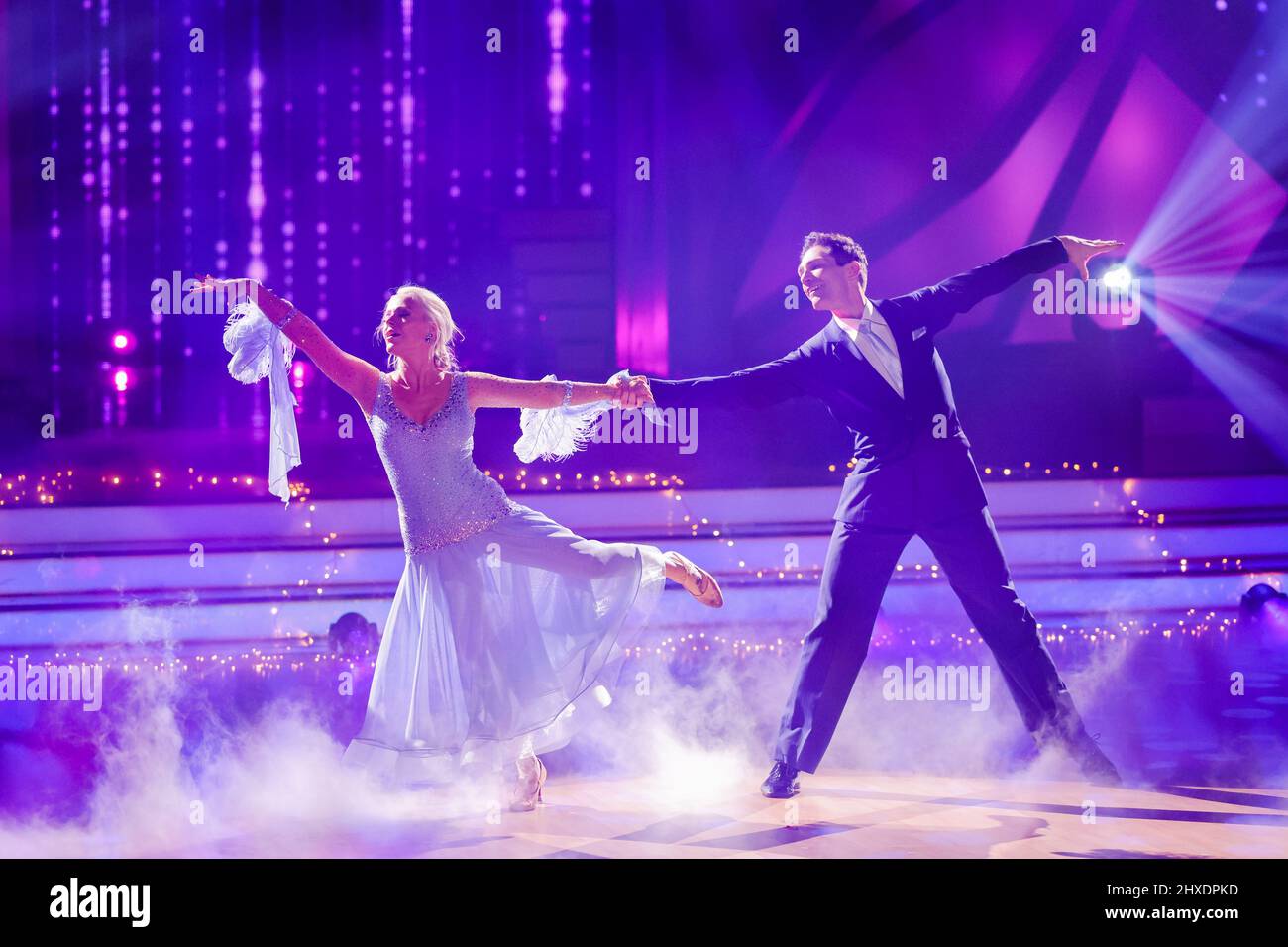 Cologne, Germany. 11th Mar, 2022. Michelle, singer, and Christian ...