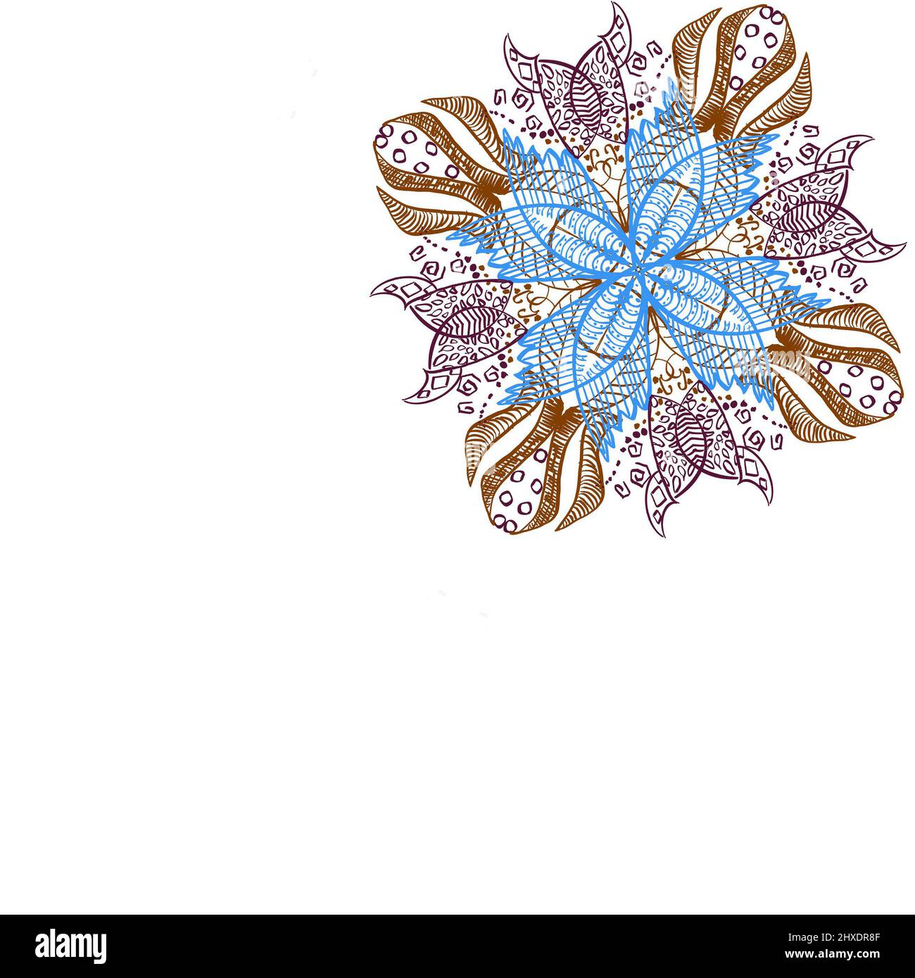 Stationery paper for communications with eye catching pattern border in ...