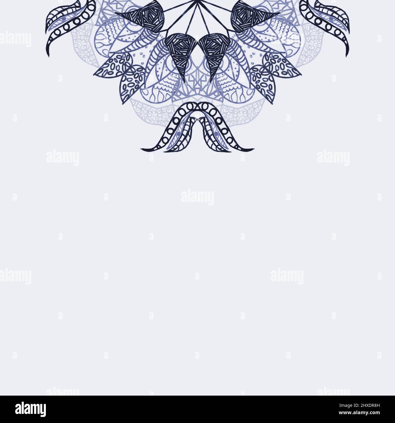 Stationery paper for communications with eye catching pattern border in ...