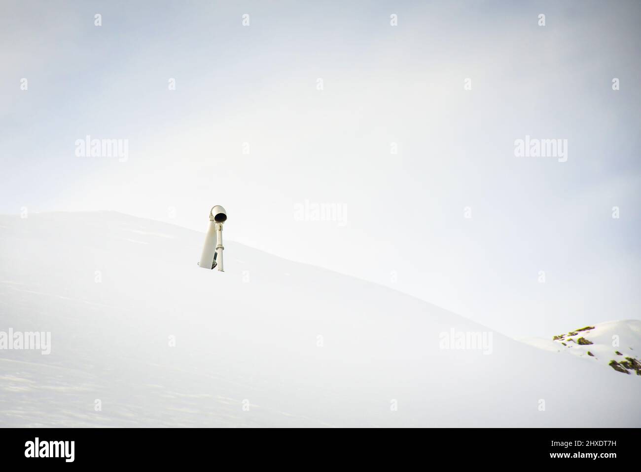 Gudauri ski resort Avalanche control system exploding gas mixture ...