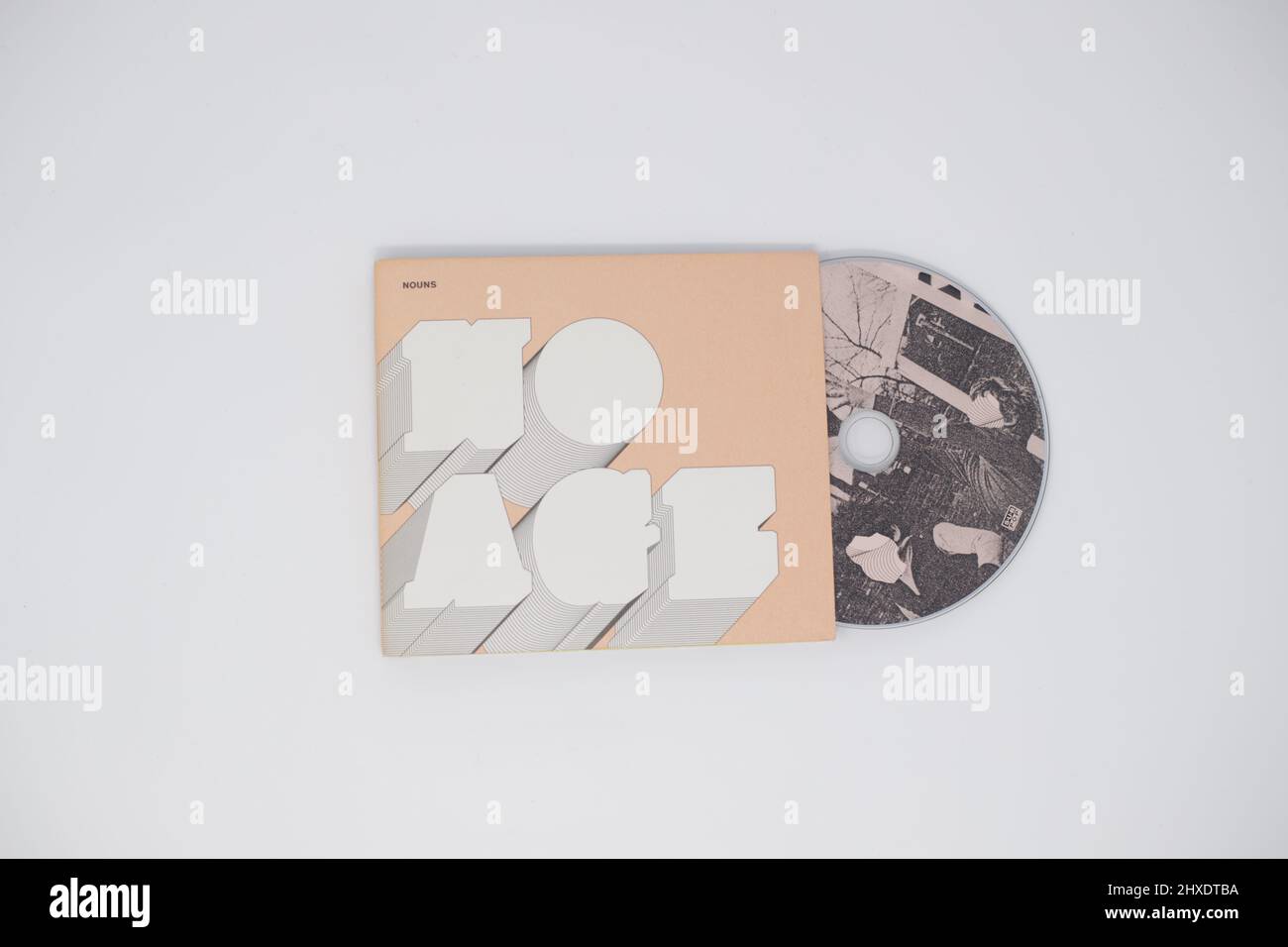 No Age - Nouns album cover with CD on white background Stock Photo - Alamy