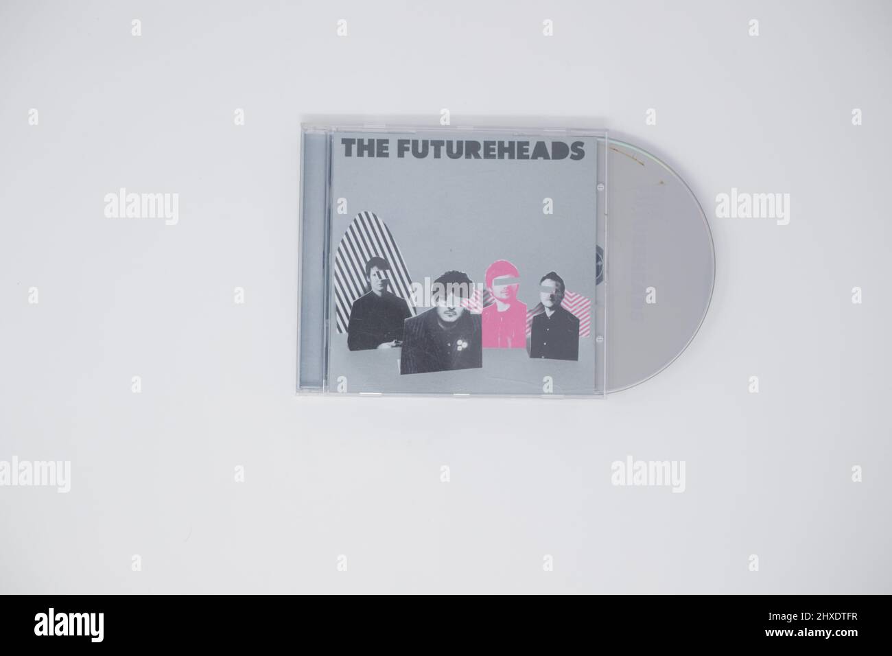 The Futureheads Eponymous album cover with CD on white background Stock ...