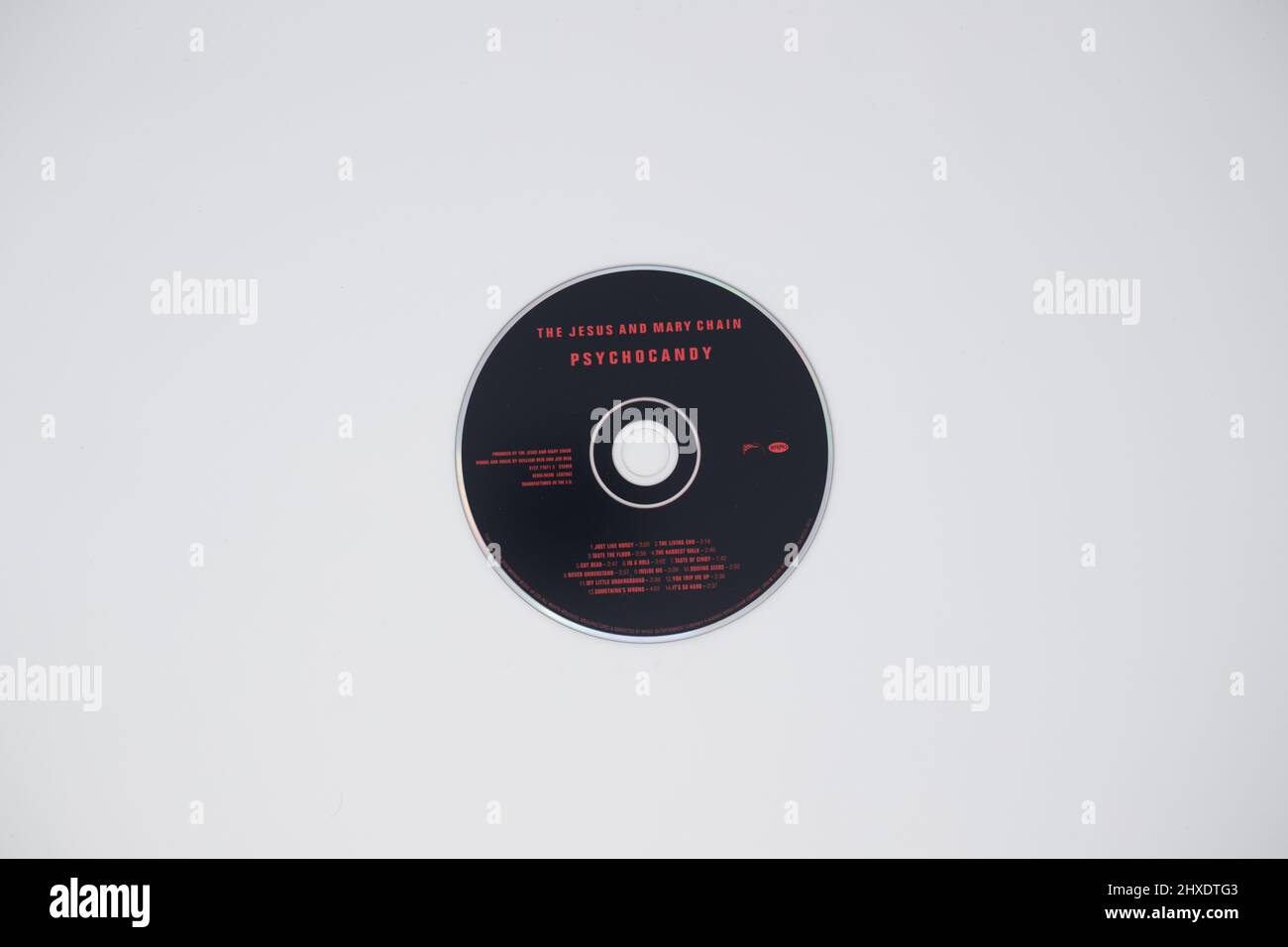 The Jesus and Mary Chain - Psychocandy album CD on white background ...