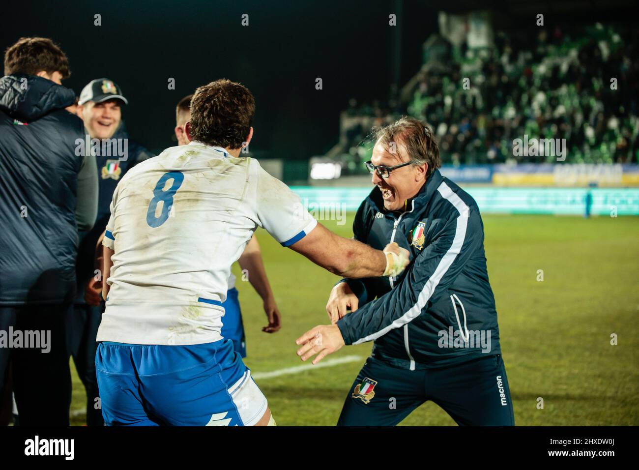 Monigo stadium, Treviso, Italy, March 11, 2022, Massimo Brunello (Head ...