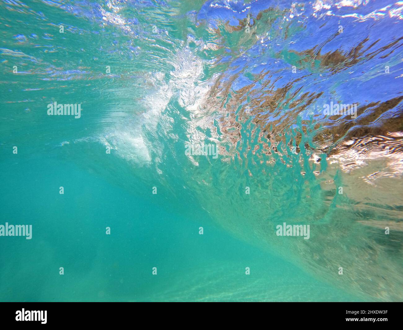 Maui, Hawaii, USA. 3rd Mar, 2022. A wave breaks at Slaughterhouse Beach ...