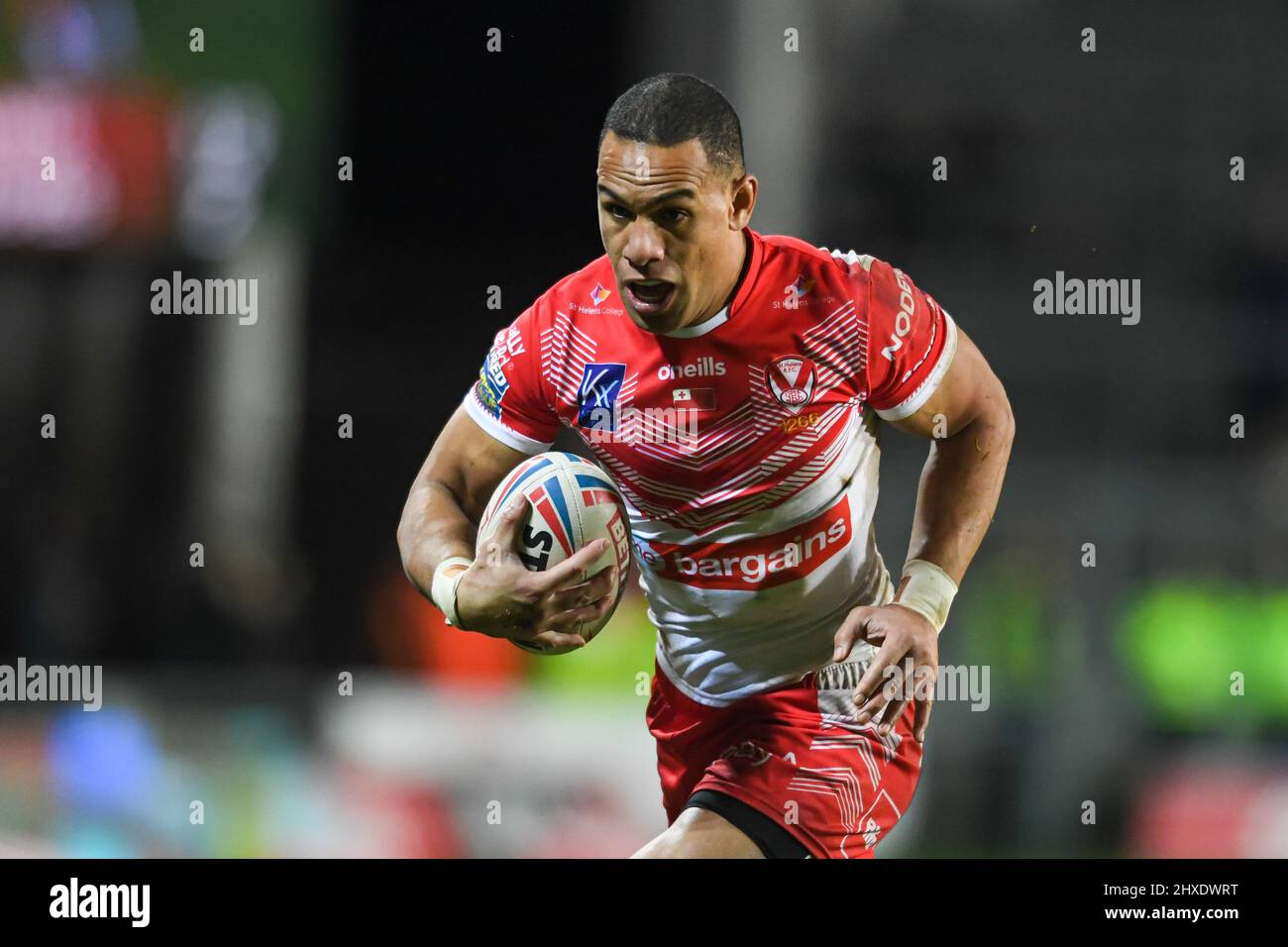 Will Hopoate #3 of St Helens in action during the game Stock Photo - Alamy