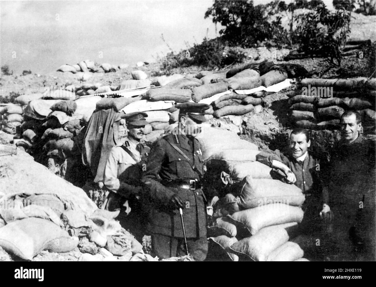 Field Marshal Lord Kitchener (centre) and Lieutenant-General William ...