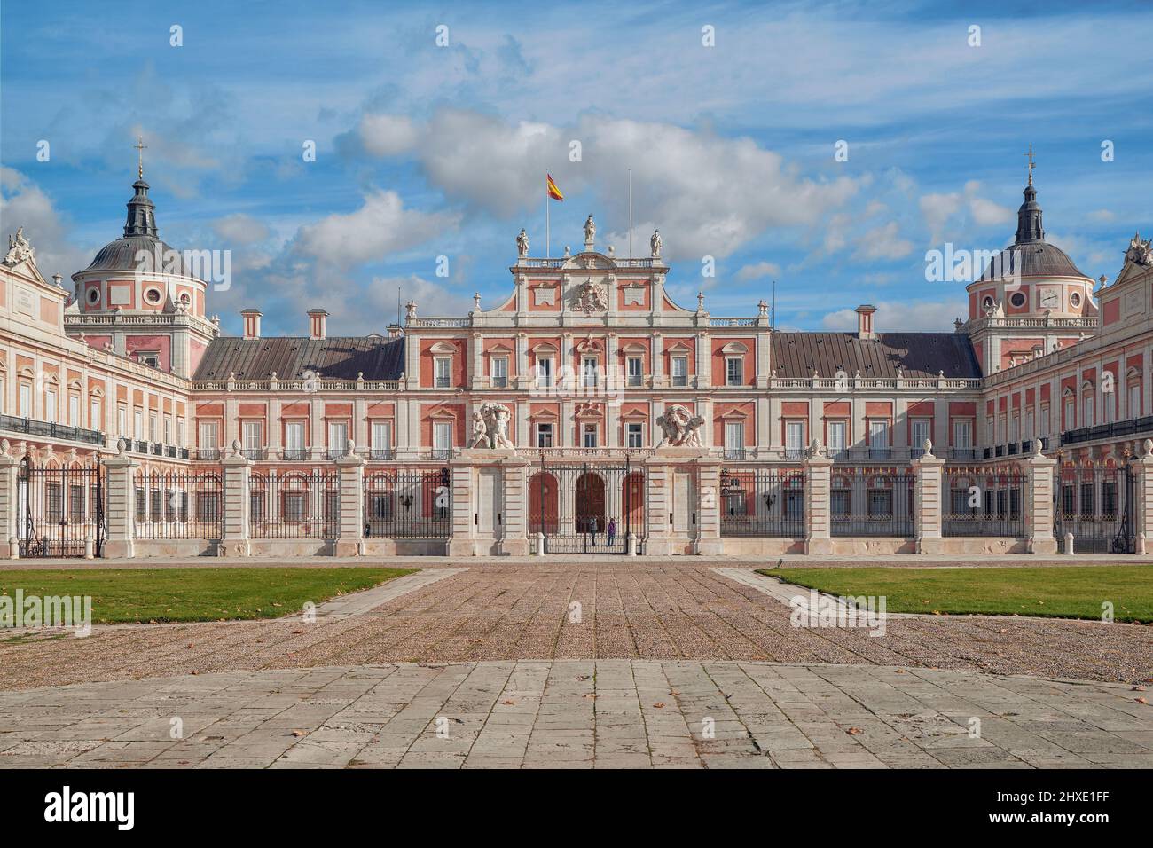 Royal Palace (Palacio Real) of the city of Aranjuez, Madrid, Spain ...