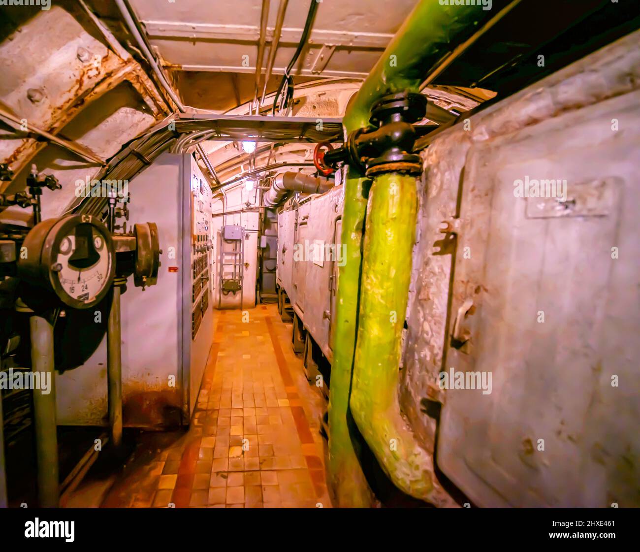 Inside bunker hi-res stock photography and images - Alamy