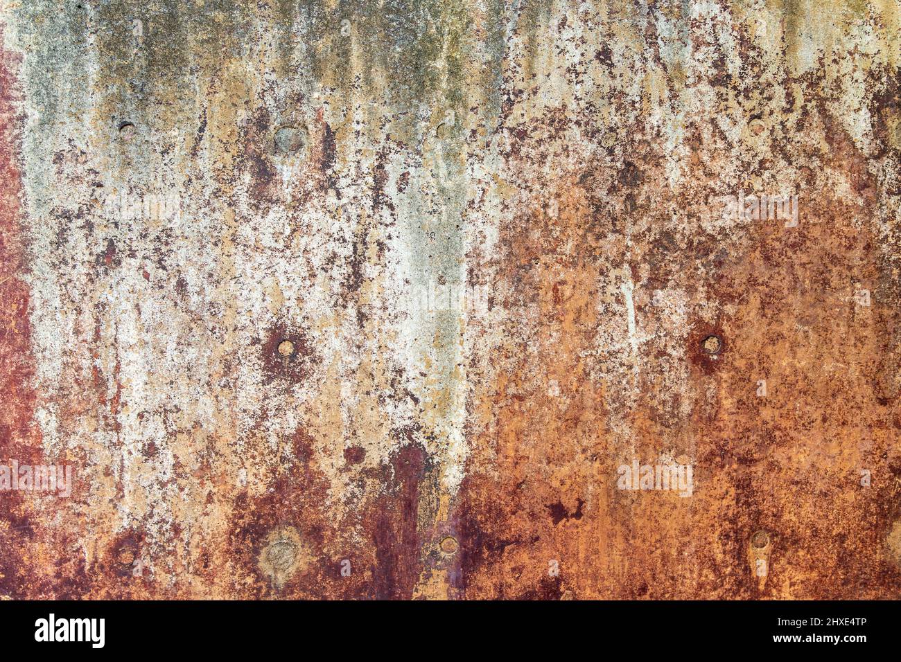 Rusty stained and marked stone wall for texture or background Stock ...