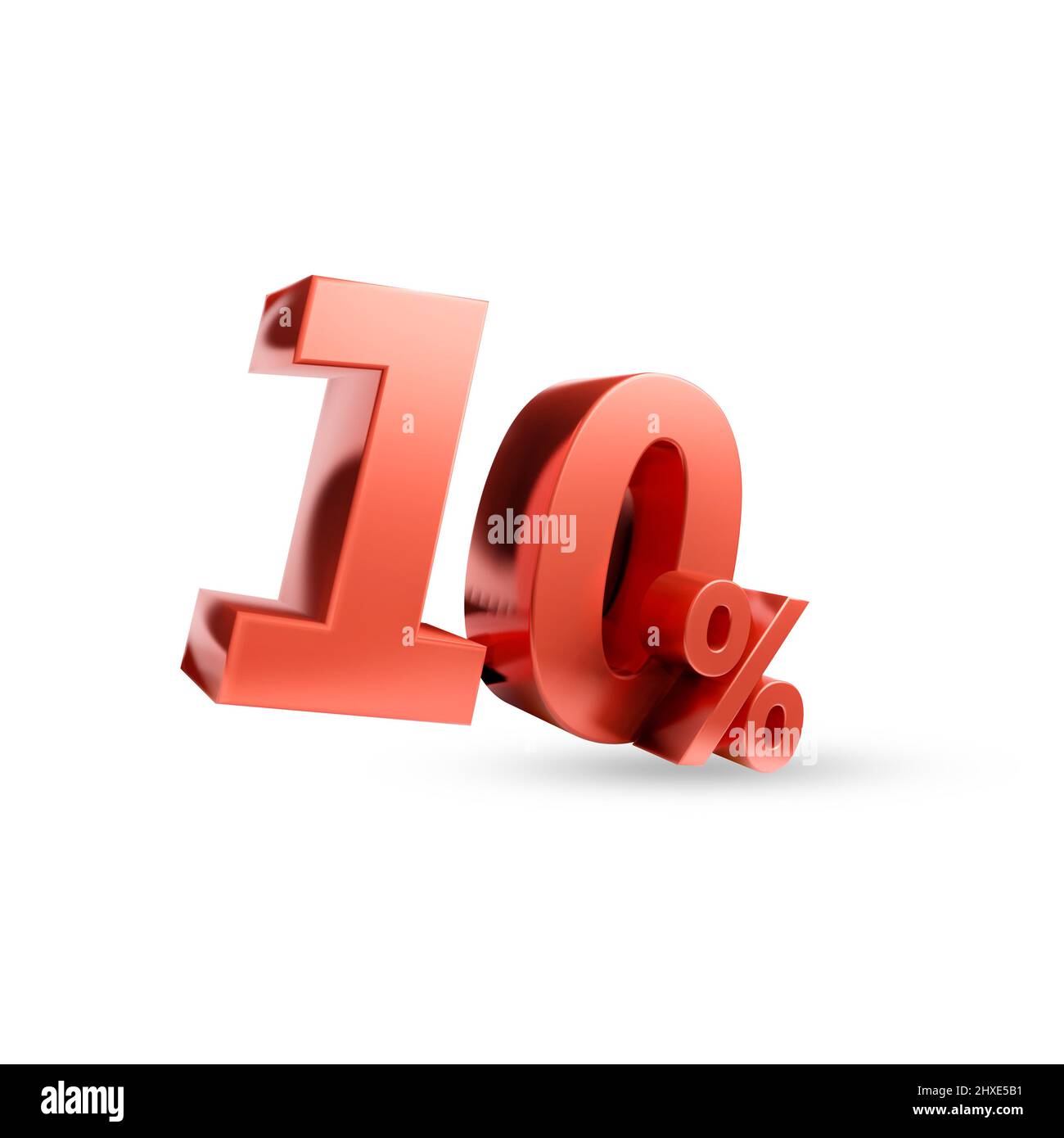 Red price promotion symbol , 3D render Stock Photo - Alamy