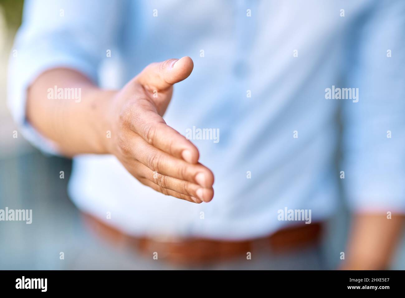 Lets do this, shall we. Cropped shot of an unrecognizable businessman ...