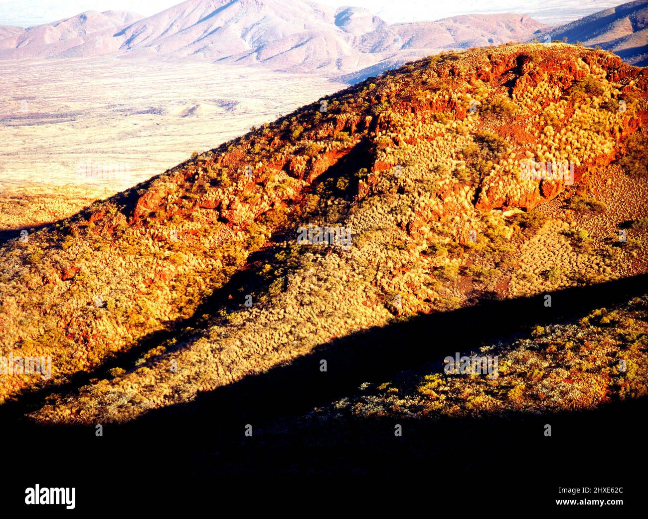 Hamersley Range landscape, Pilbara, Northwest, Australia Stock Photo ...