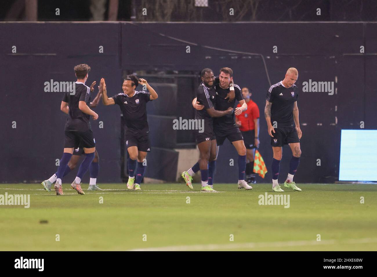 St. Petersburg, FL USA; FC Tormenta midfielder Gabriel Cabral connected ...