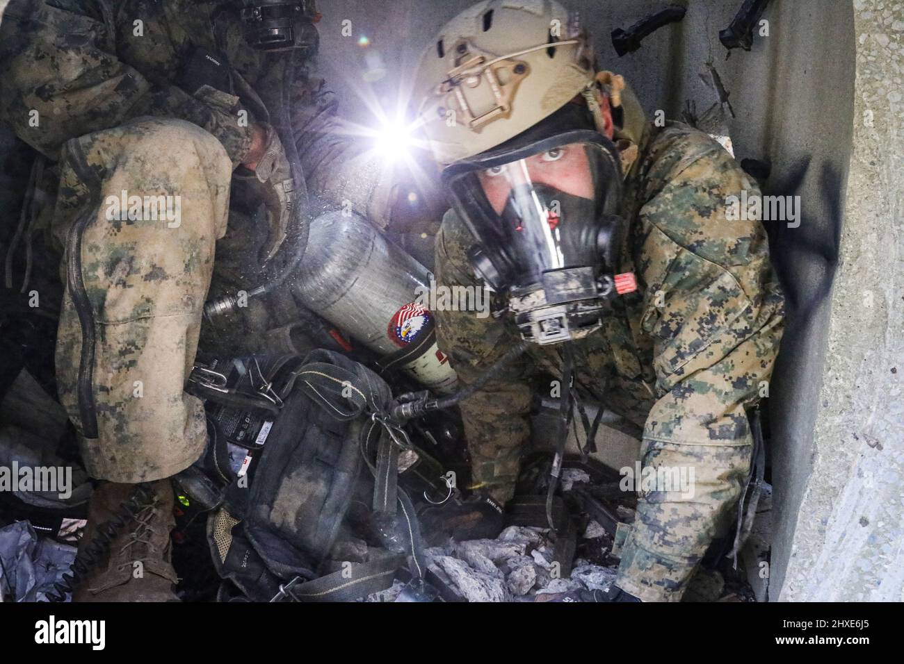 Fort Belvoir - U.S. Marines and Sailors from Chemical Biological ...