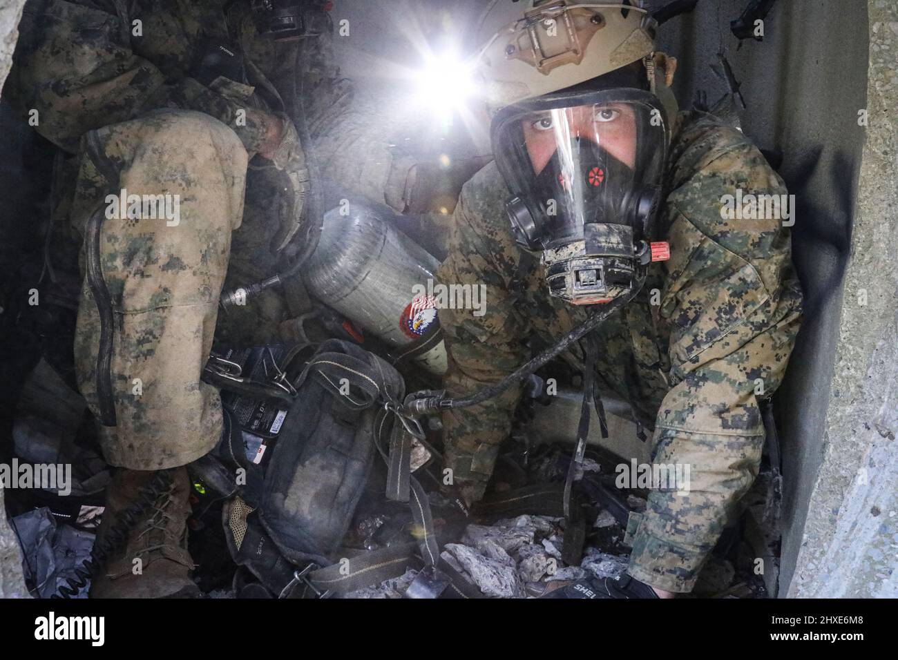 Fort Belvoir - U.S. Marines and Sailors from Chemical Biological ...