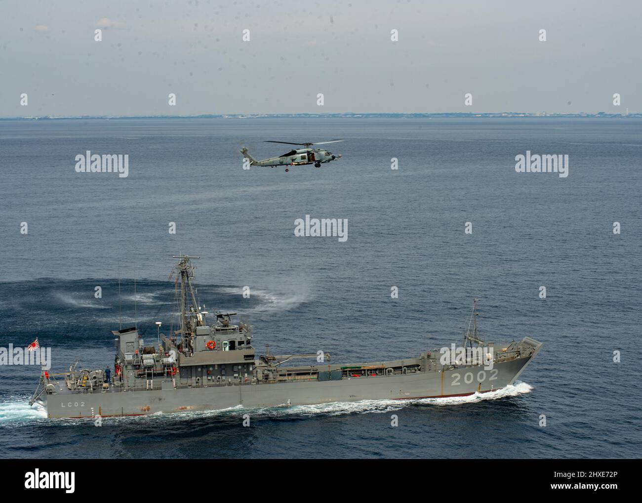 TOKYO BAY (March 10, 2022) An MH-60R Seahawk, attached to the ...
