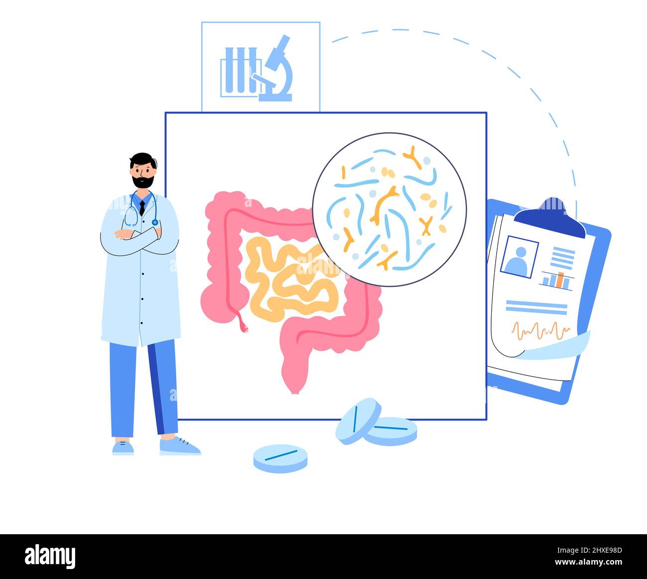 Body and mind connection Cut Out Stock Images & Pictures - Alamy