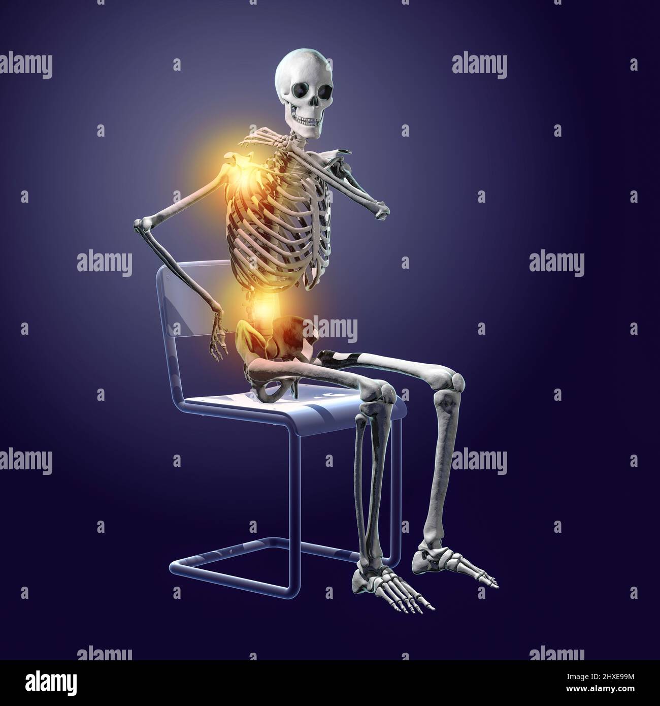 Pain back backache backbone hi-res stock photography and images - Alamy