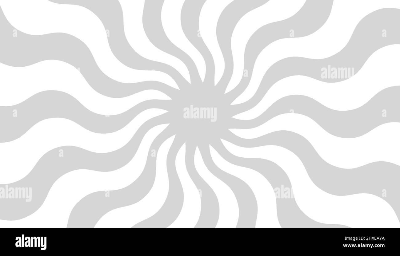 Retro banner with sun and rays in style of 70s. Sunburst, sunrise ...