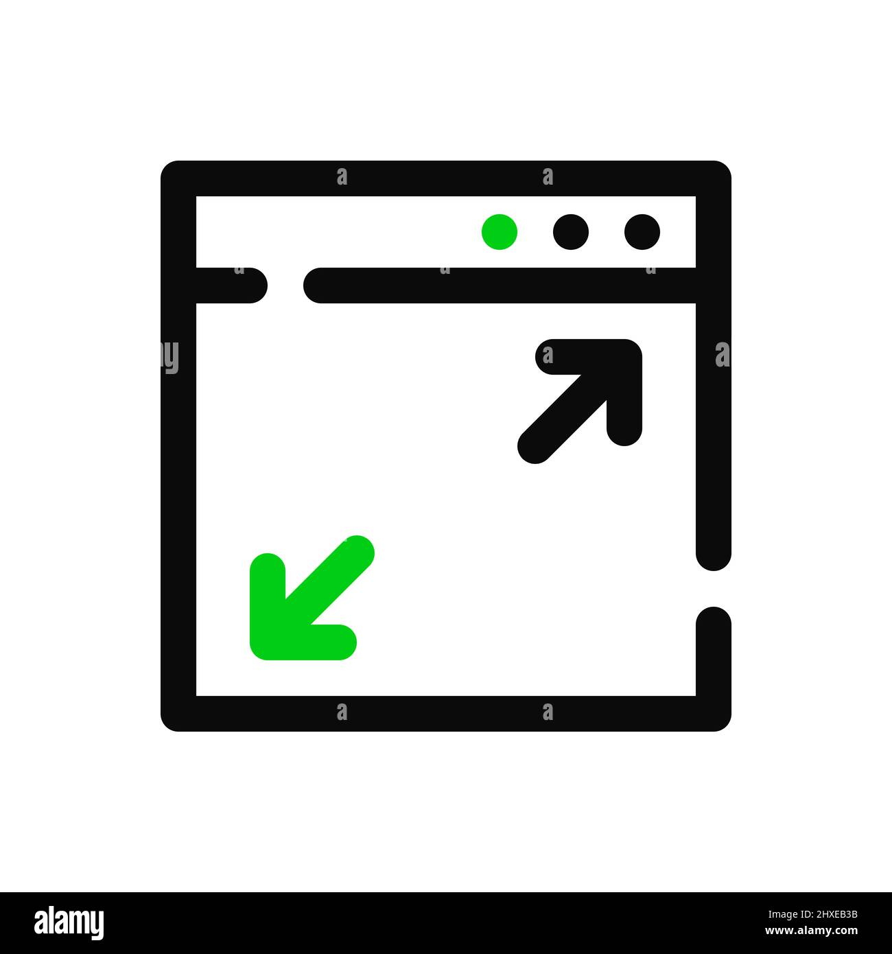 Expand screen Stock Vector Images - Alamy